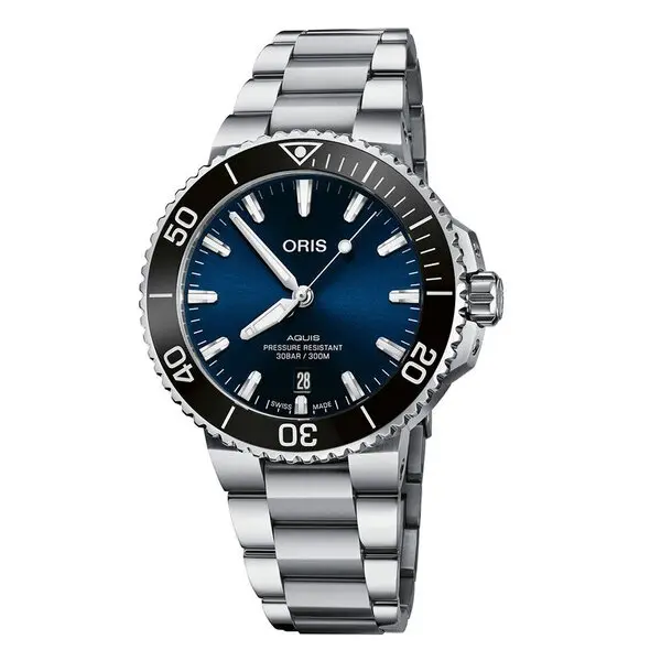 ORIS Aquis Date 41.50mm Watch - Stainless Steel