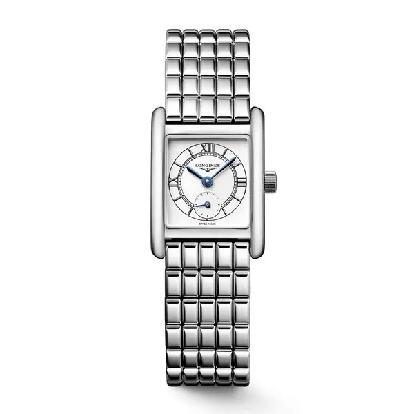 LONGINES Mini Dolcevita Watch With Silver Steel Bracelet - Stainless Steel