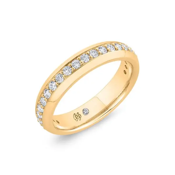 BELLA PONTE Refined Knife Edge Diamond Bridal Ring - Yg