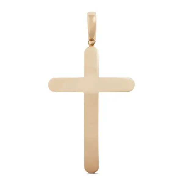 TOSCANO 14k Yellow Gold Cross Pendant Charm - Yg