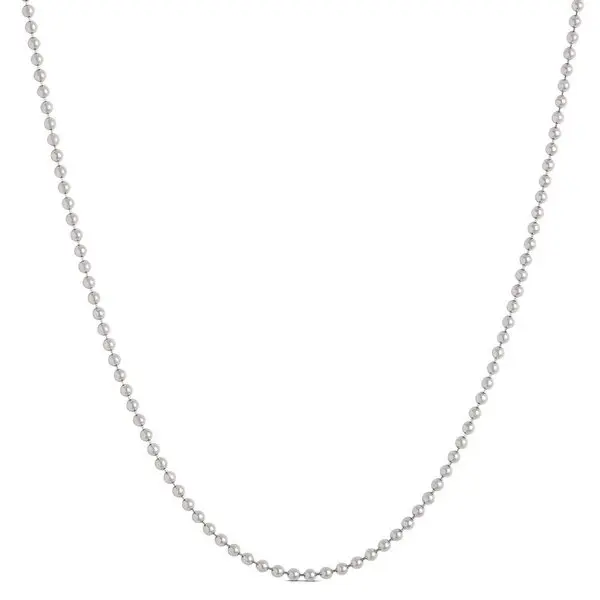 Benbridge 14k White Gold 18-inch Bead Chain - Wg