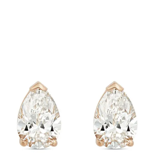 Benbridge Pear Shape Diamond Stud Earrings - G-h