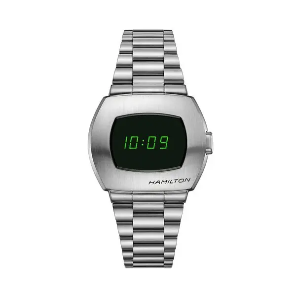 Hamilton American Classic Psr Digital Quartz Watch 40.8mm - Stainless Steel