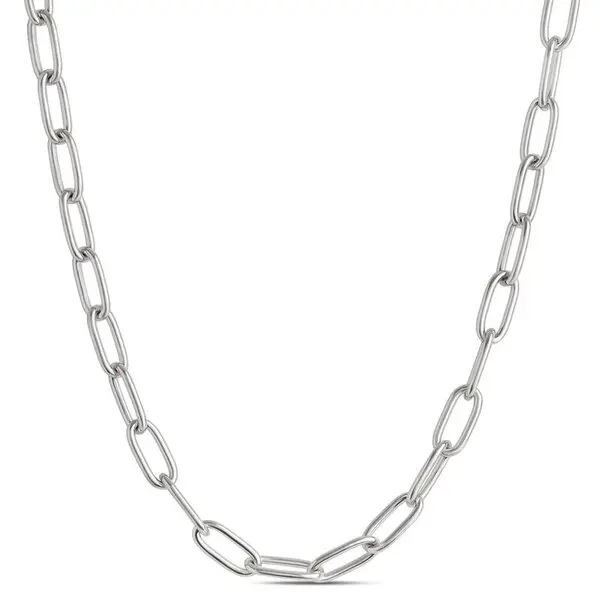 TOSCANO 20-inch Paperclip Chain Necklace - Wg
