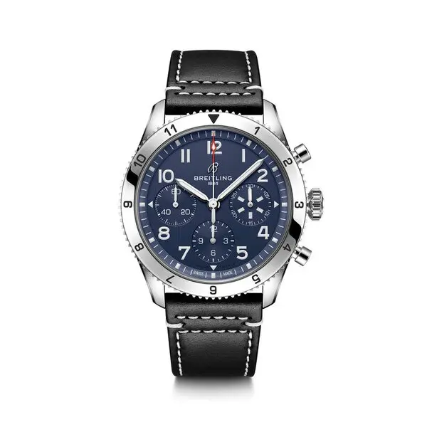 Breitling Classic Avi Chronograph Tribute Watch - Stainless Steel
