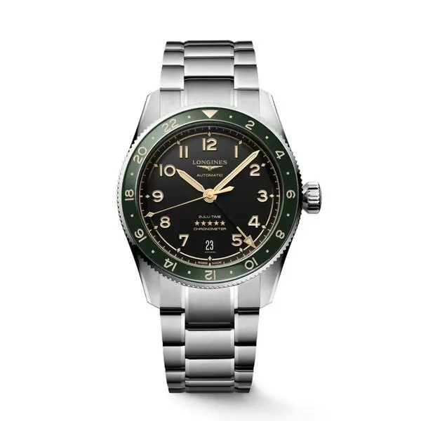 LONGINES Spirit Zulu Time 39mm Watch - Stainless Steel