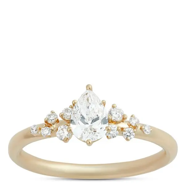 Benbridge Pear Shape Diamond Engagement Ring - G-h