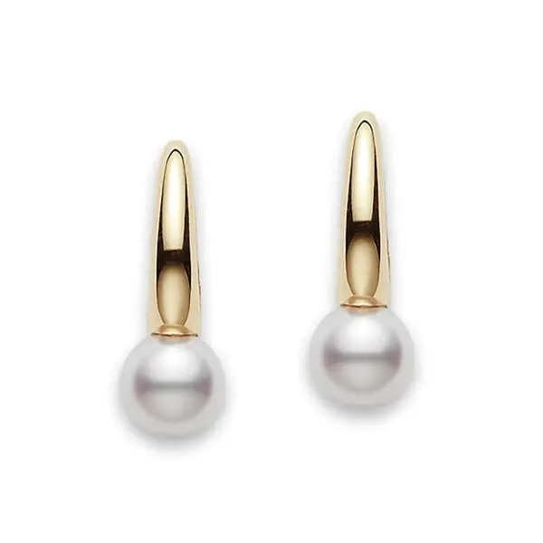 Mikimoto Classic Elegance Akoya Cultured Pearl Earrings - White