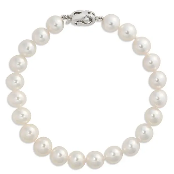 Benbridge 7-inch Akoya Pearl Bracelet - White
