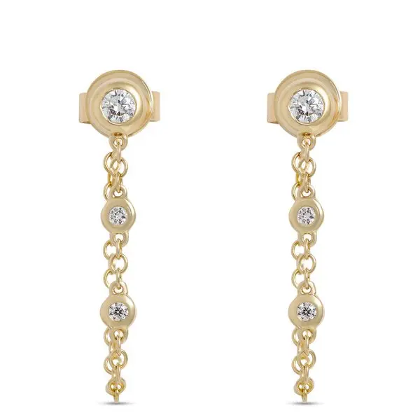 Benbridge Diamond Dangle Earrings - H-i