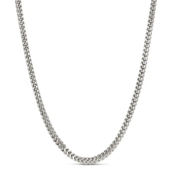 TOSCANO 24-inch Franco Chain In 14k White Gold - Wg