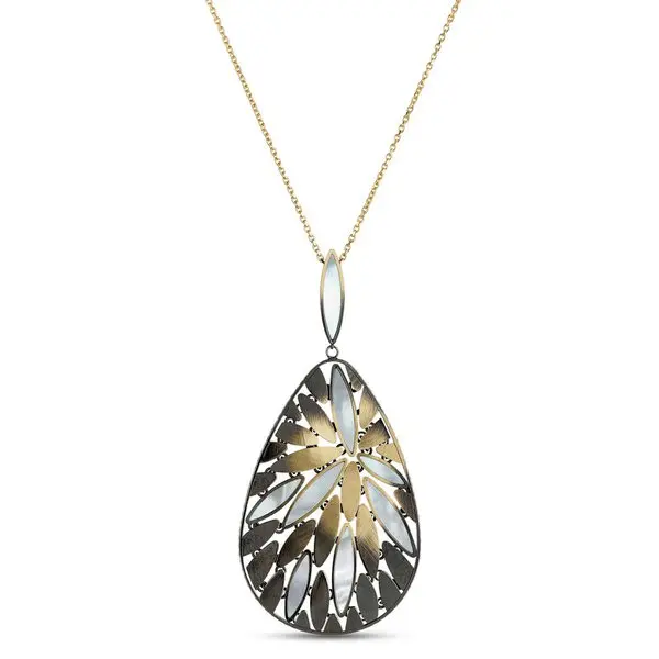 TOSCANO Pear Shaped Pendant - Yg
