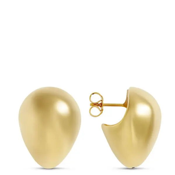 TOSCANO Sculpted Bead Stud Earrings, 14k Yellow Gold - Yg