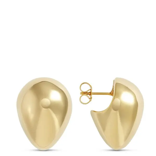 TOSCANO Sculpted Bead Stud Earrings, 14k Yellow Gold - Yg