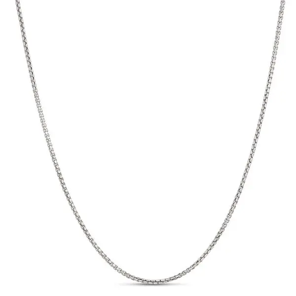 TOSCANO 24-inch Box Link Necklace - Wg