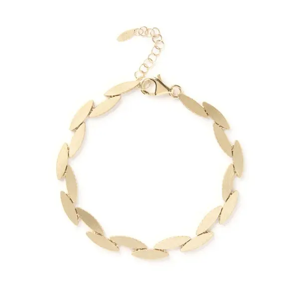 TOSCANO Overlapping Marquise Link Bracelet - Yg