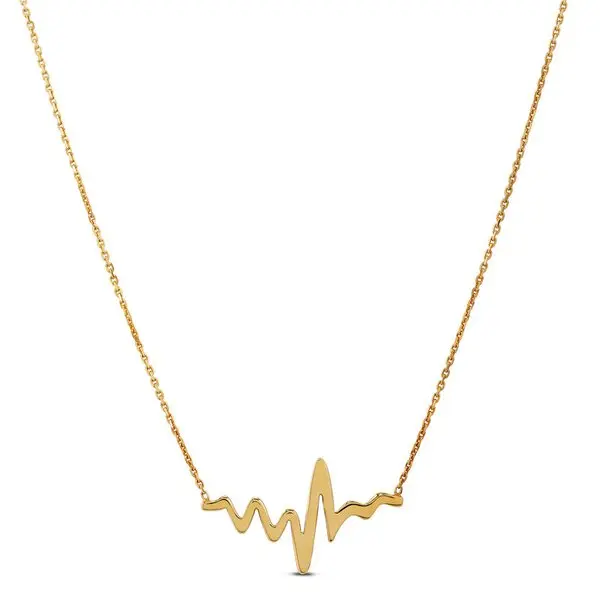 Benbridge Heartbeat Necklace 14k - Yg