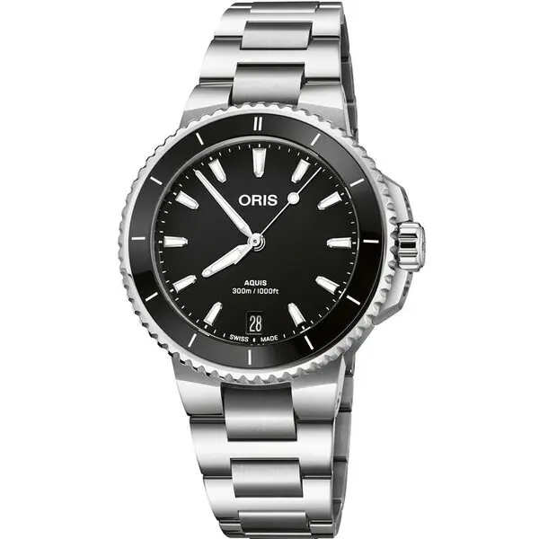 ORIS Aquis Date Watch, 36 Mm - Stainless Steel