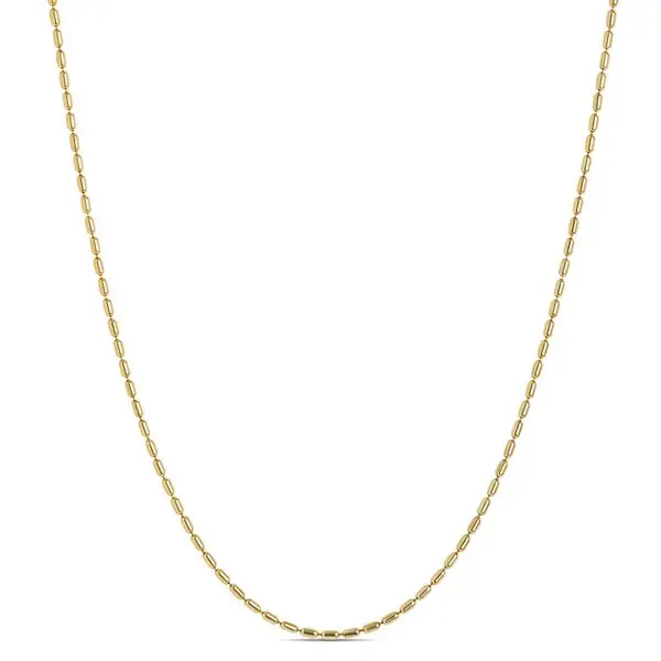 Benbridge 14k Yellow Gold 18-inch Long Bead Chain Necklace - Yg