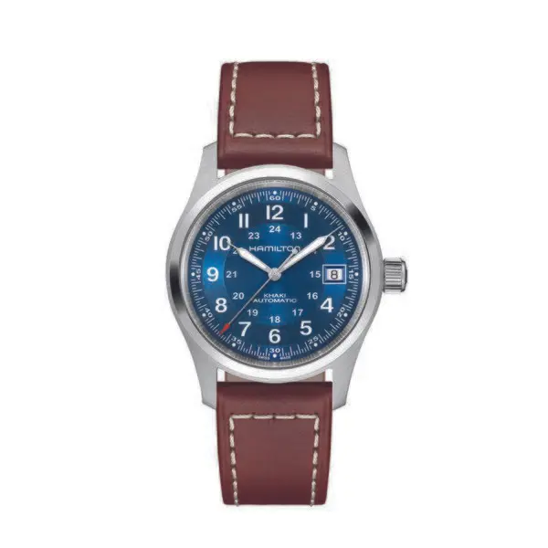 Hamilton Khaki Field Automatic Blue Dial Watch, 38mm - Stainless Steel