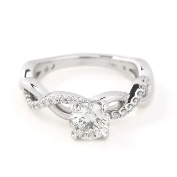 BELLA PONTE 14k White Gold Diamond Engagement Ring - Wg