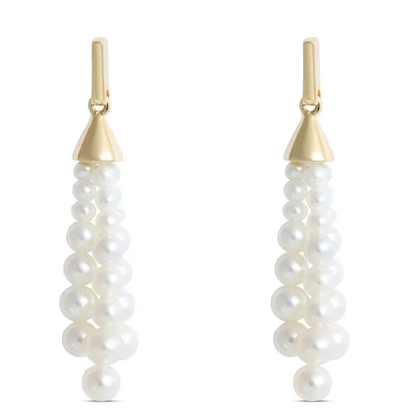 Benbridge Cultured Pearl Drop Earrings - White
