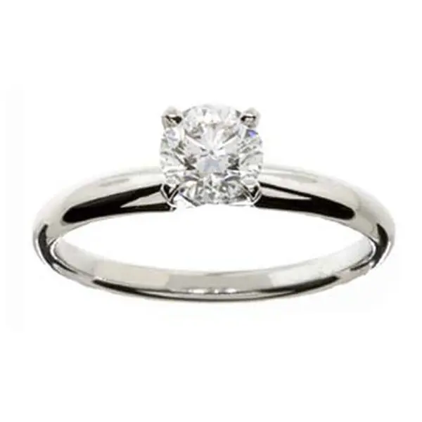 IKUMA Canadian Diamond Solitaire Ring 14k White Gold 3/4 Ct - Wht