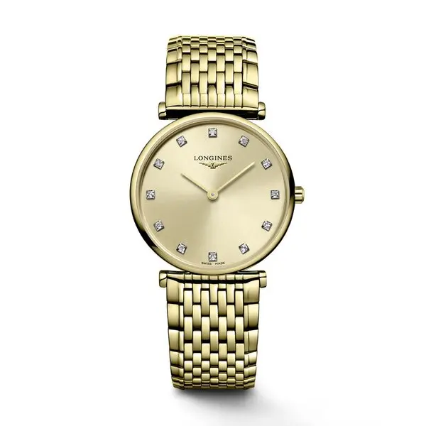 LONGINES La Grande Classique Gold Dial Watch - Yg Plated