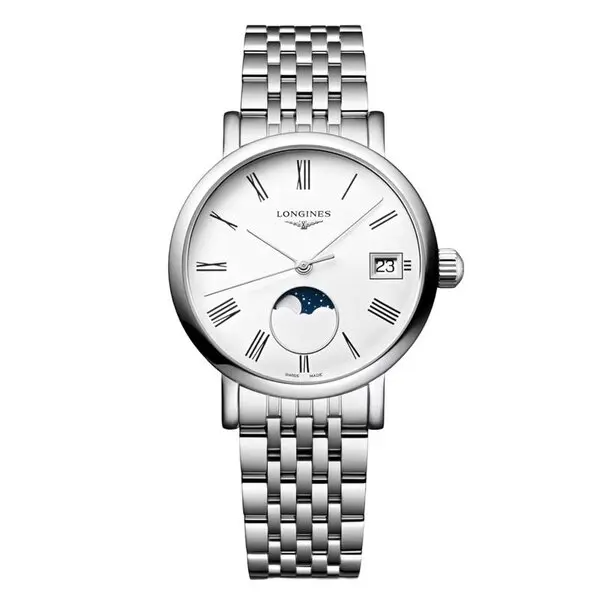 LONGINES Elegant Collection Moon Phase 30mm Watch - Not Applicable