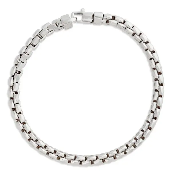 TOSCANO 8.5-inch Diamante Link Bracelet In 14k White Gold - Wg