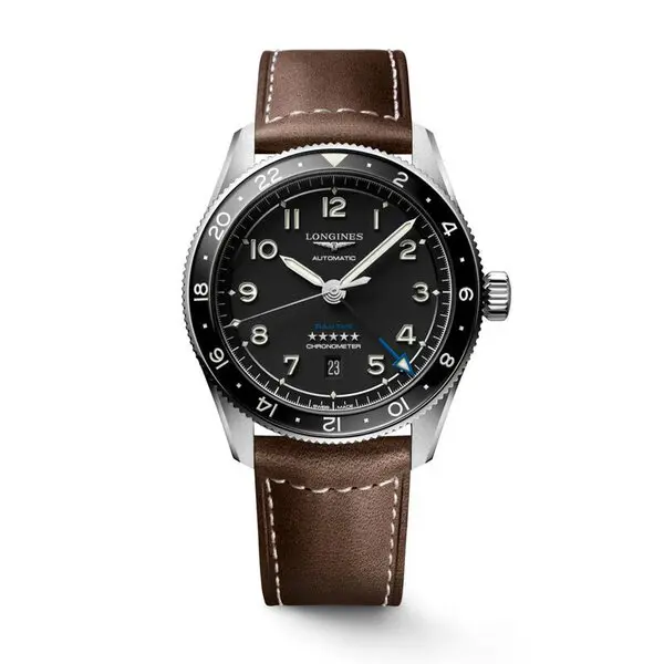 LONGINES Spirit Zulu Time 42mm Watch - Stainless Steel