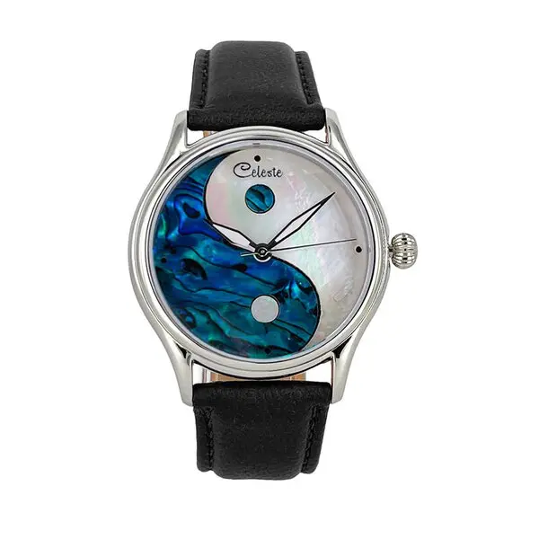 CELESTE Yin Yang Dial Watch - Stainless Steel