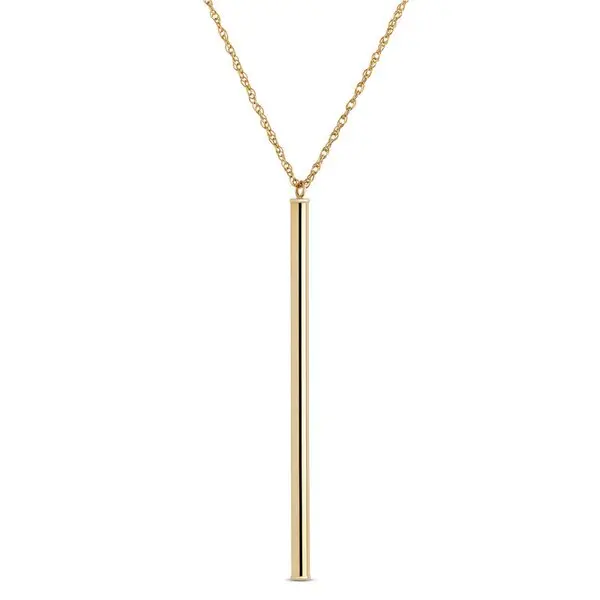 Benbridge 14k Yellow Gold Long Bar Necklace - Yg
