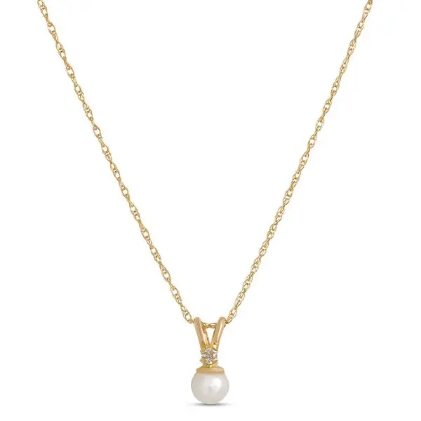 Benbridge 14k Yellow Gold Cultured Pearl Necklace - White