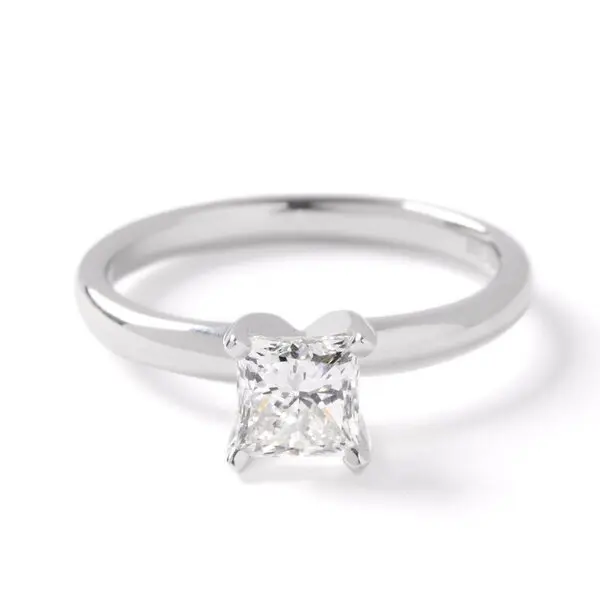IKUMA Princess Cut Diamond Engagement Ring - Wht