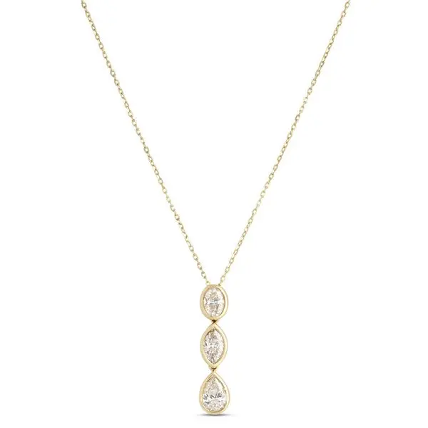 Benbridge Diamond 14k Yellow Gold Necklace - H-j