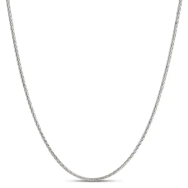 Benbridge 22 Inch 14k White Gold Spiga Link Necklace - Wg