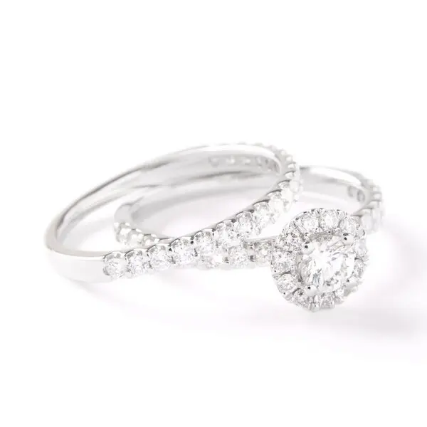 Benbridge Round Diamond Bridal Set - H-i