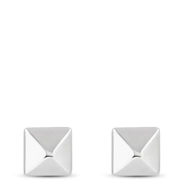 Benbridge Pyramid Post Stud Earrings, 14k White Gold - Wg