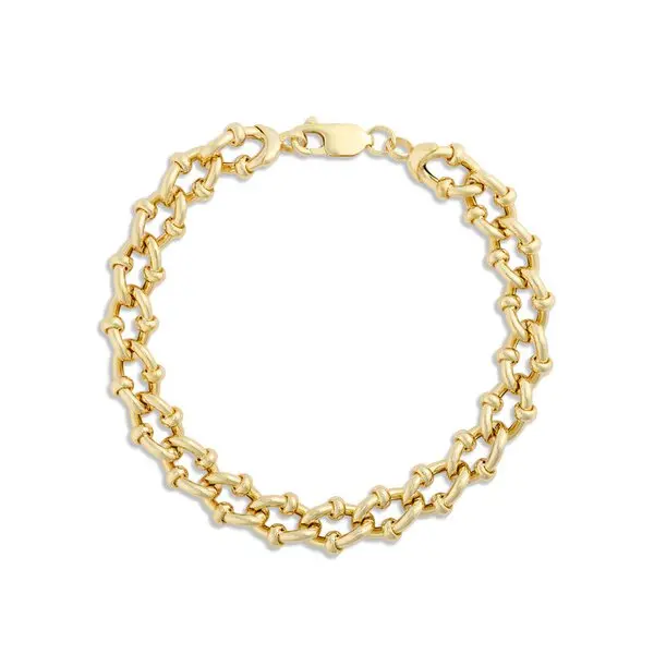 TOSCANO 14k Yellow Gold Granchio Link Bracelet - Yg