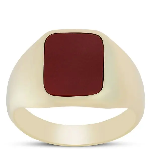 Benbridge Cushion Jasper Ring - Red
