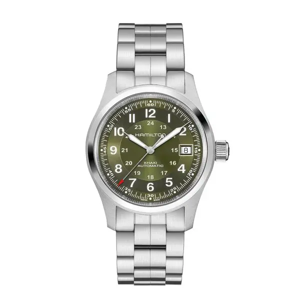 Hamilton Khaki Field Auto 38mm Watch - Stainless Steel