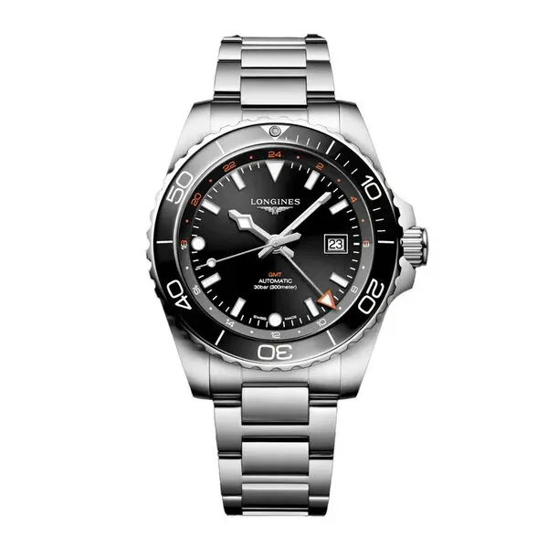 LONGINES Hydroconquest Gmt Sunray Black Dial 43mm Watch - Not Applicable
