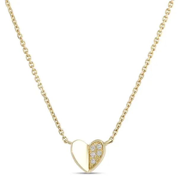 Benbridge 14k Yellow Gold Baby Heart Pendant Necklace - H-j