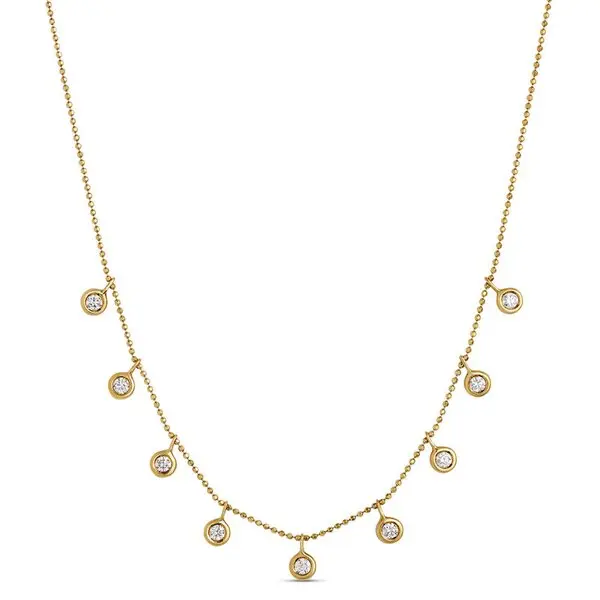 Benbridge Diamond Station Necklace - Yg