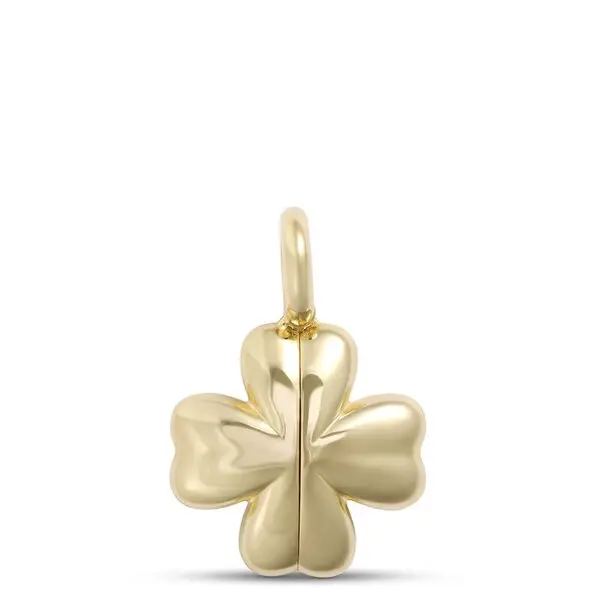 TOSCANO 14k Yellow Gold Four-leaf Clover Charm - Yg