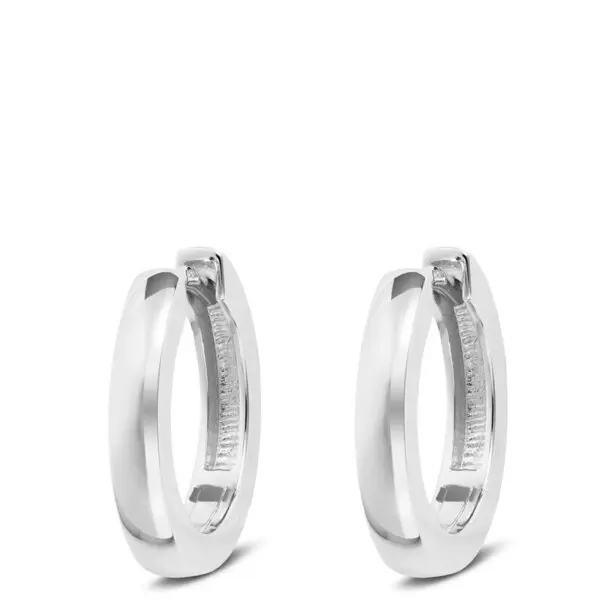 Benbridge 15mm Hinged Hoop Earrings - Ss