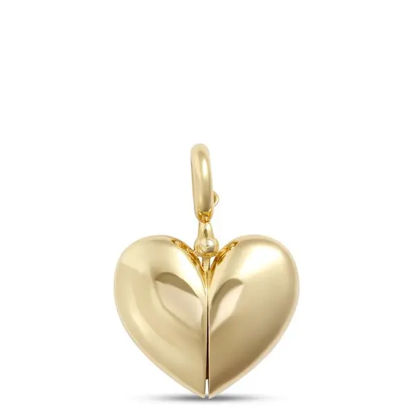 TOSCANO 14k Yellow Gold Heart Charm - Yg