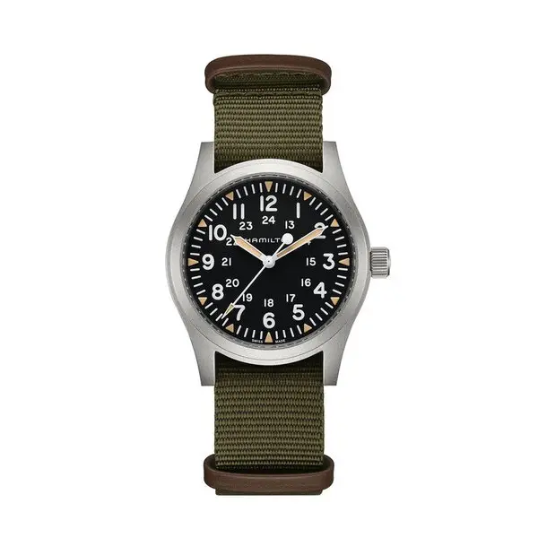Hamilton Khaki Field Mechanical 42mm Watch - Stainless Steel
