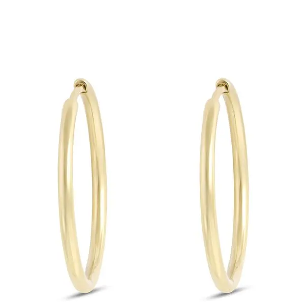 Benbridge 25mm Hinged Hoop Earrings - Yg
